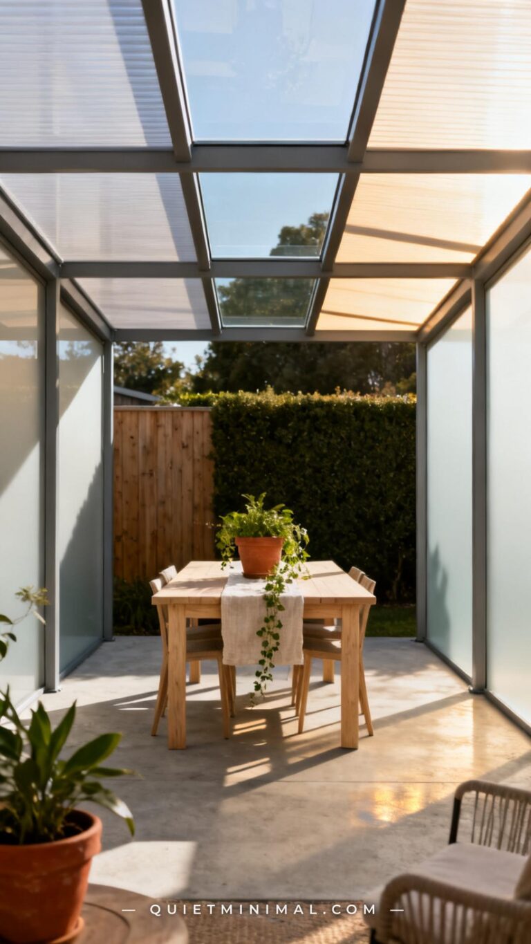 11 Clear Roof Patio Cover Ideas That Let In Light and Block Rain ...