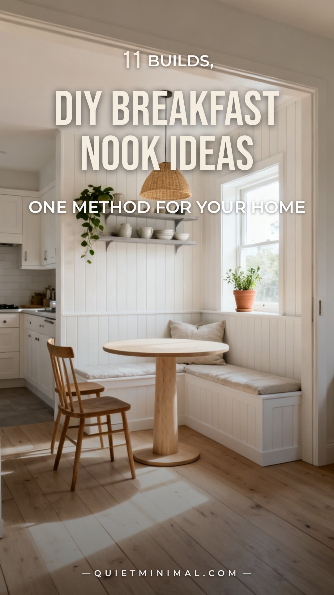 11 DIY Breakfast Nook Ideas with Built-In Bench and Storage on a Budget ...