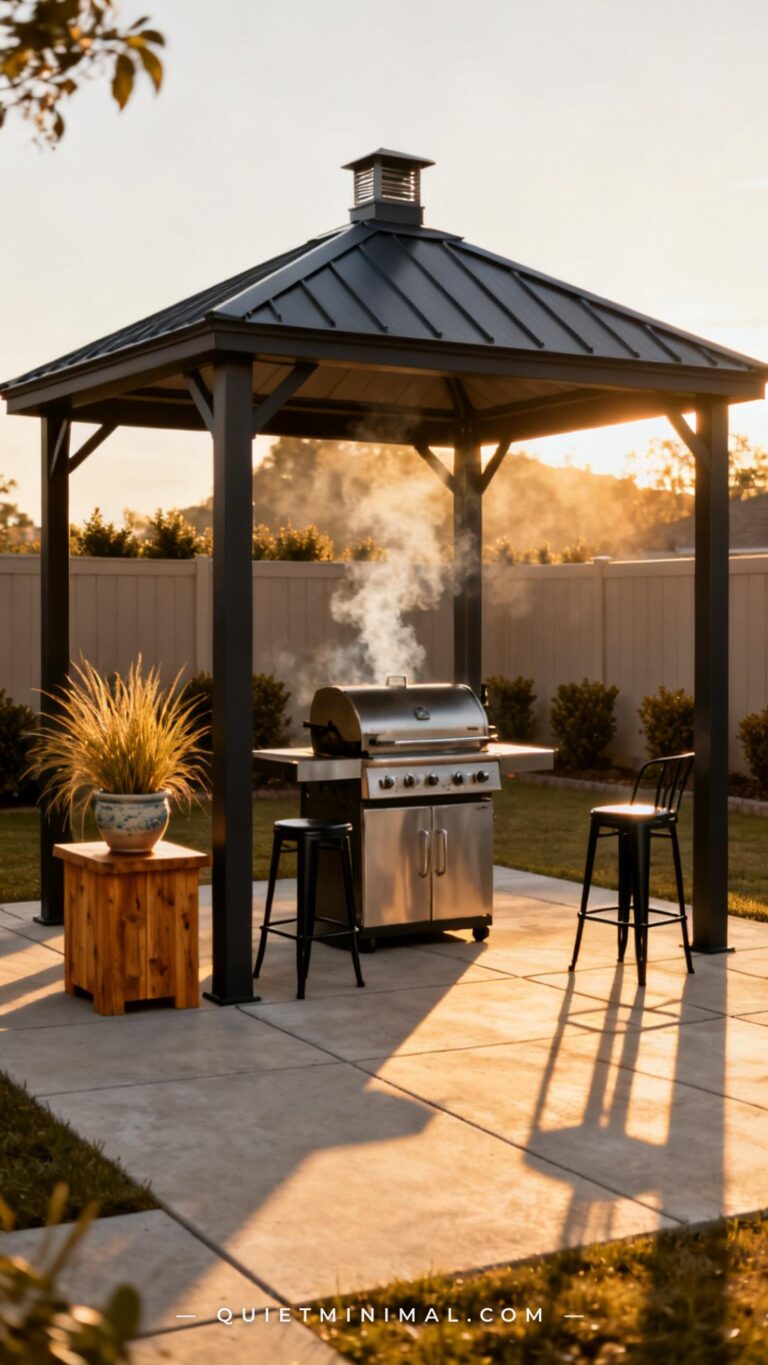 14 Grill Gazebo Ideas to Shelter Your Outdoor Cooking Area from Sun and ...