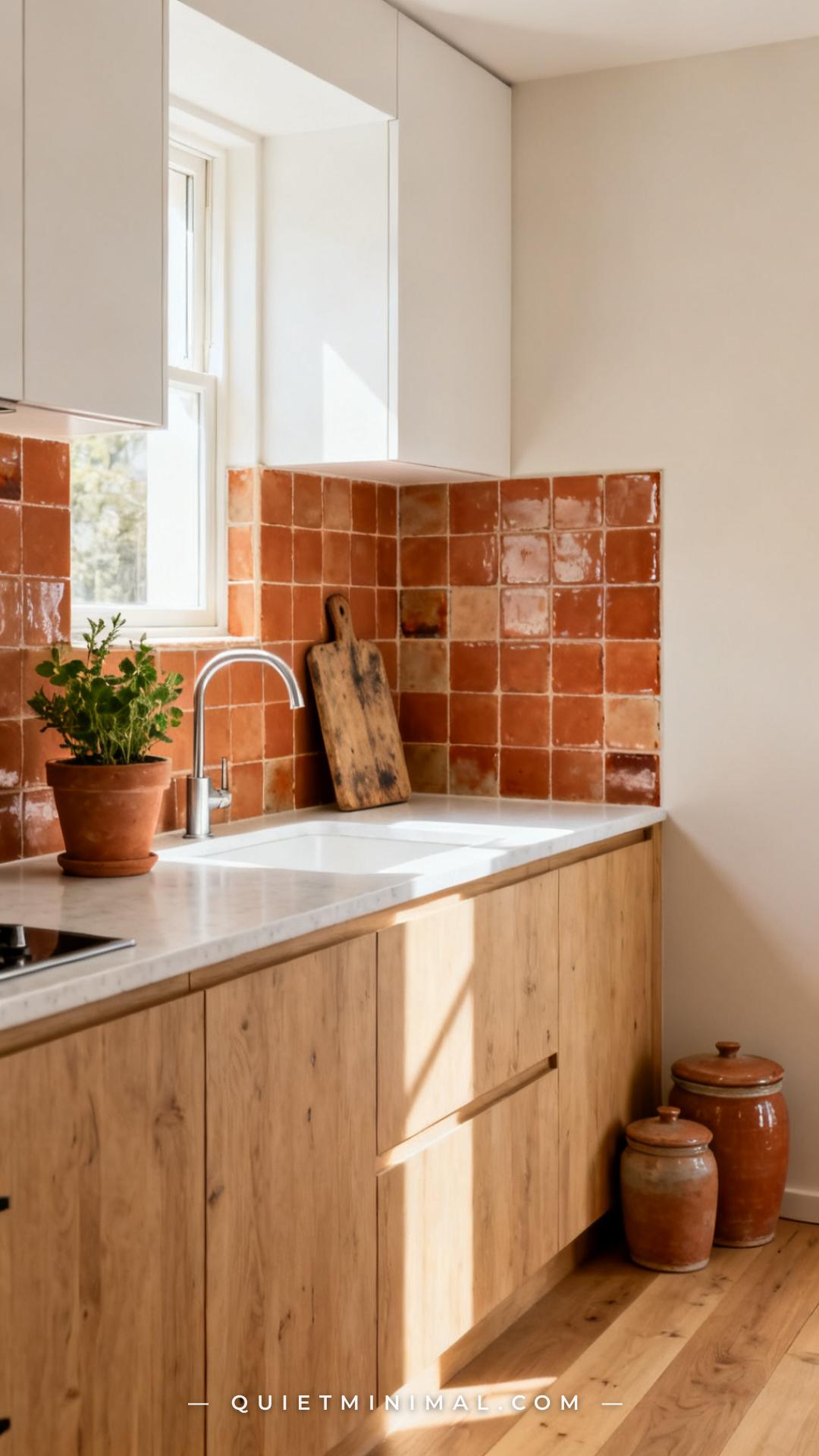 15 Handmade Look Kitchen Tile Ideas for an Earthy Modern Backsplash You ...