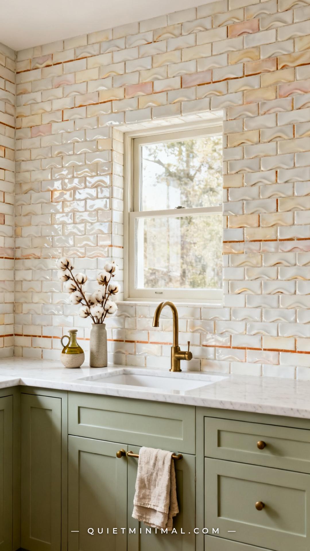 15 Handmade Look Kitchen Tile Ideas for an Earthy Modern Backsplash You ...