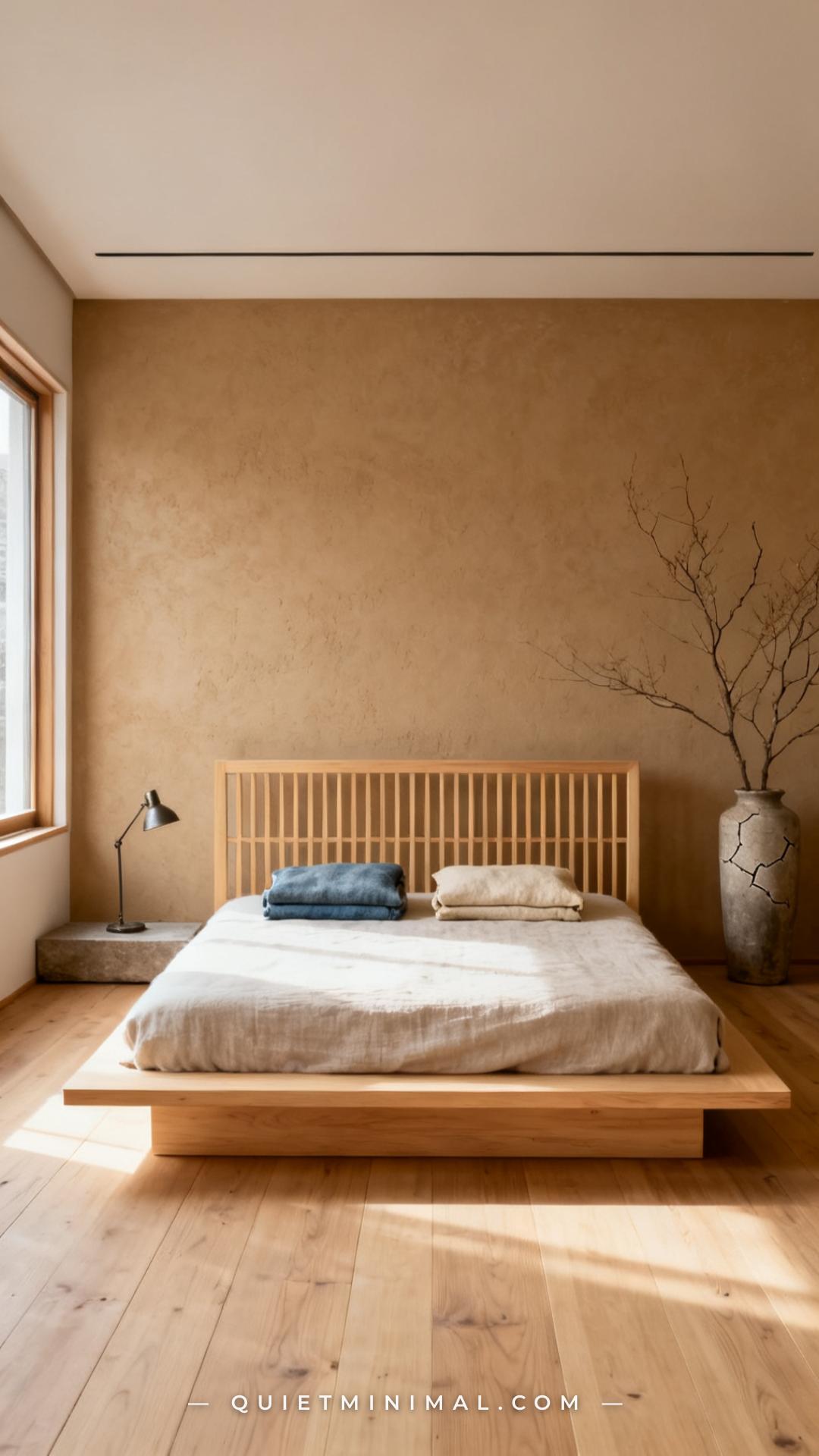 13 Japanese Wabi-Sabi Bedroom Ideas That Make Imperfection Look ...