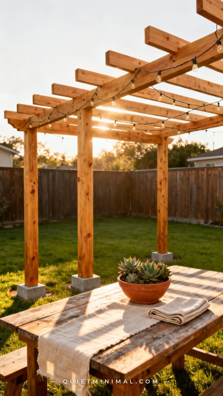 11 Simple DIY Pergola Ideas for Beginners Using Basic Lumber and Posts ...