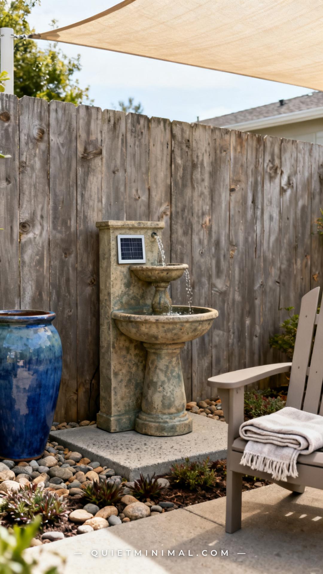11 Solar Fountain Ideas for a Low-Maintenance Patio (That Actually Work ...