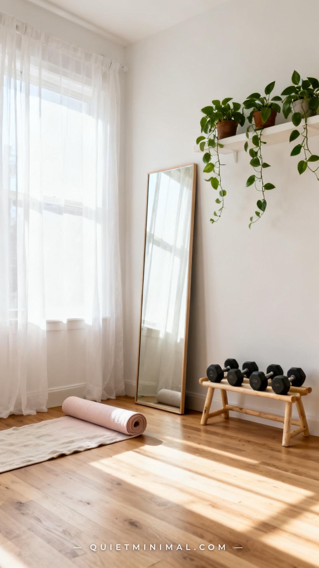 15 Spare Room Gym Ideas with Light Wood and Plants That Actually Look ...